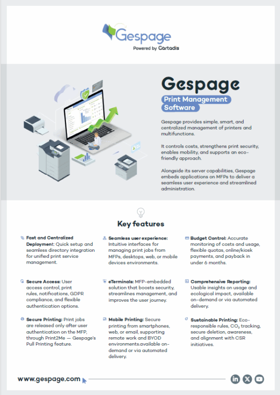 Gespage documentation Gespage
