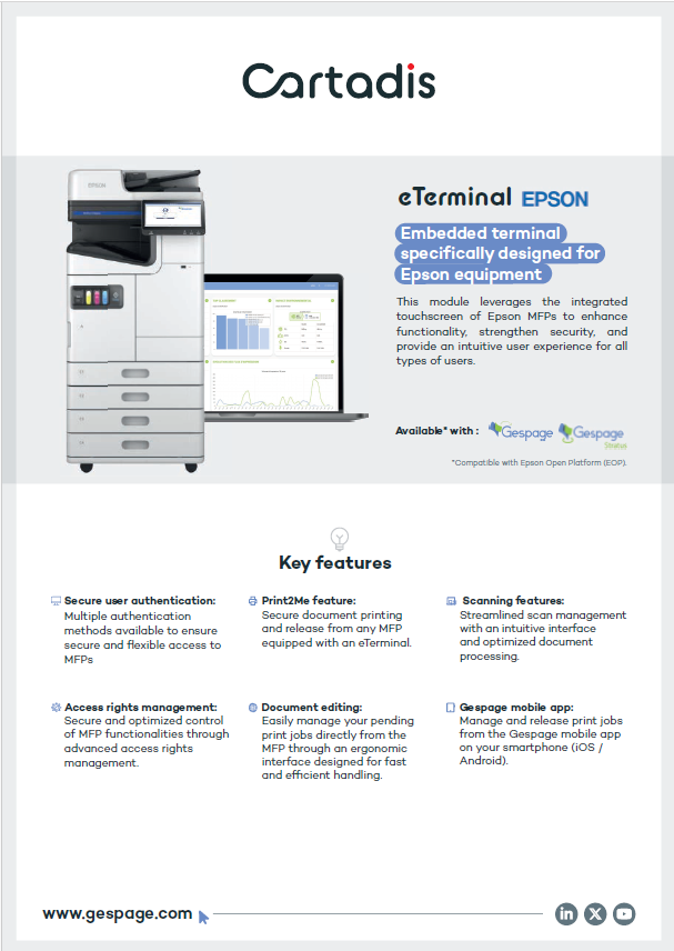 Gespage documentation Gespage